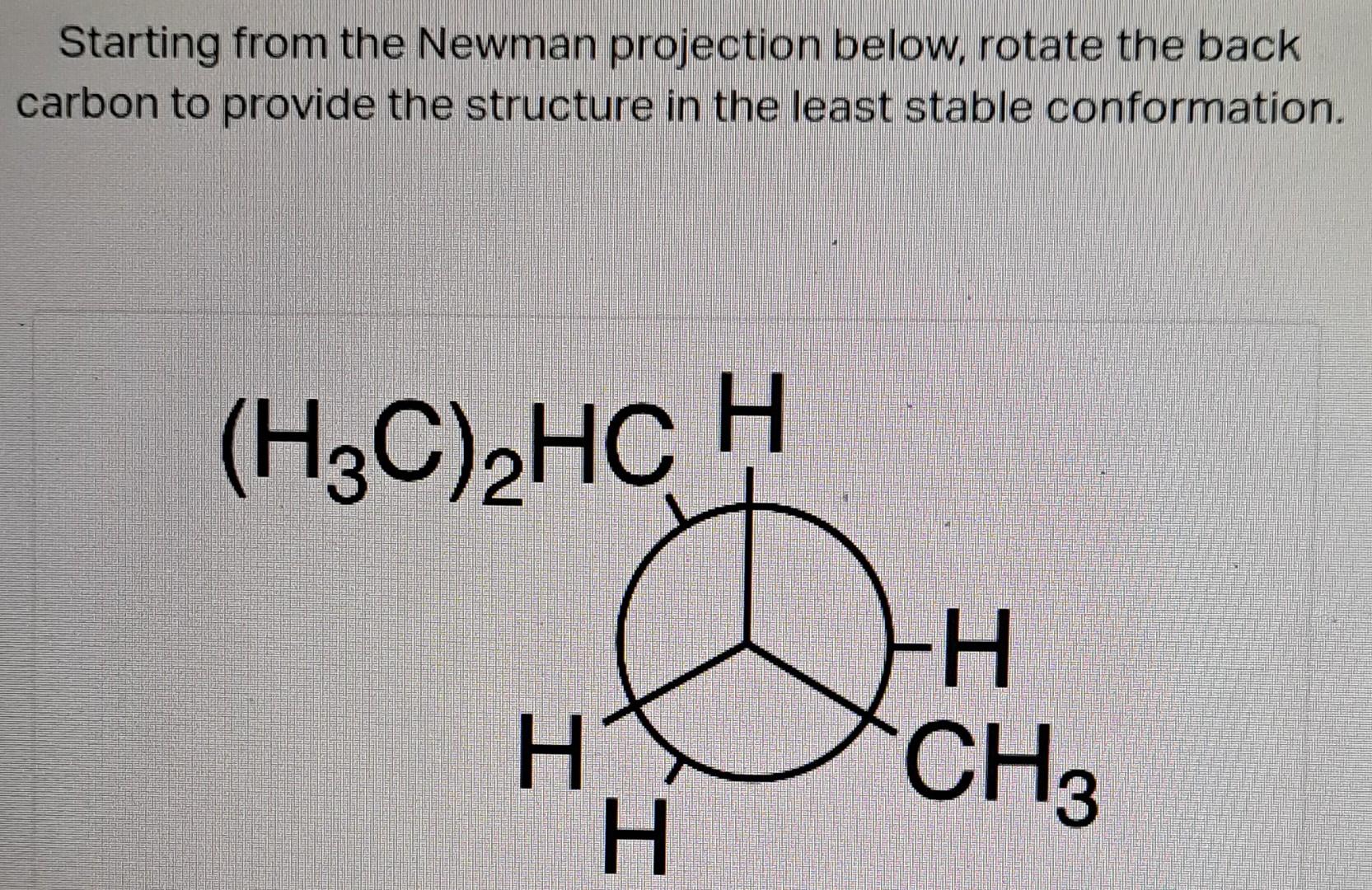 Solved Starting from the wedge-and-dash structure below | Chegg.com