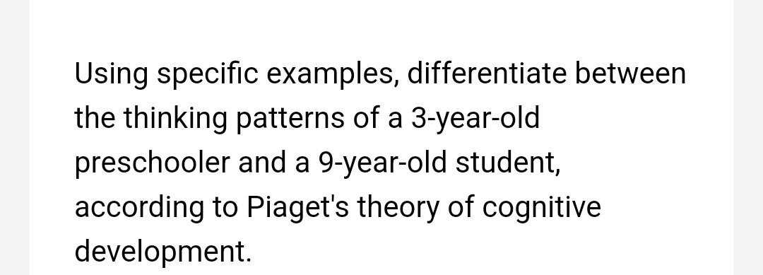 Solved Using specific examples, differentiate between the | Chegg.com