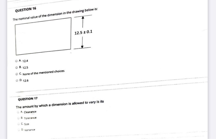 Solved QUESTION 9 The LMC and MMC sizes for the hole in the | Chegg.com