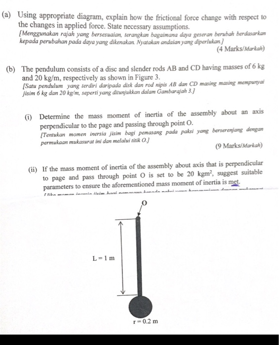 Solved (a) Using appropriate diagram, explain how the | Chegg.com