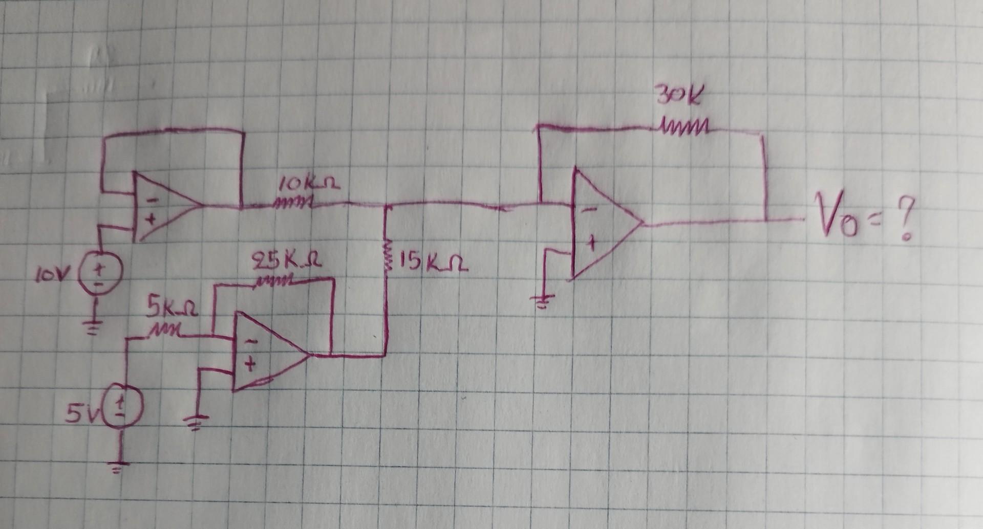 Solved In the following operational amplifier circuit | Chegg.com