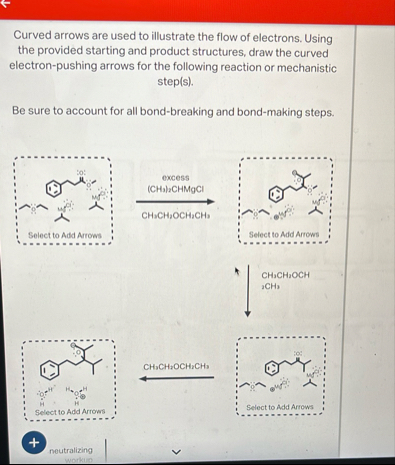 Solved Curved arrows are used to illustrate the flow of | Chegg.com