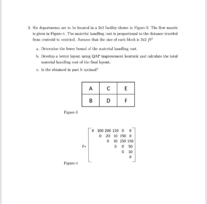 Solved 1. A manufacturing company produces products on five | Chegg.com
