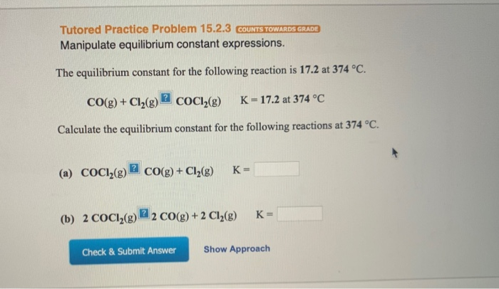 Solved Tutored Practice Problem 15 2 3 Counts Towards Grade