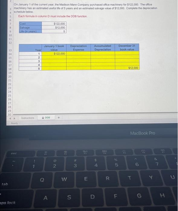 Solved 2 On January 1 of the current year, the Madison Mann | Chegg.com