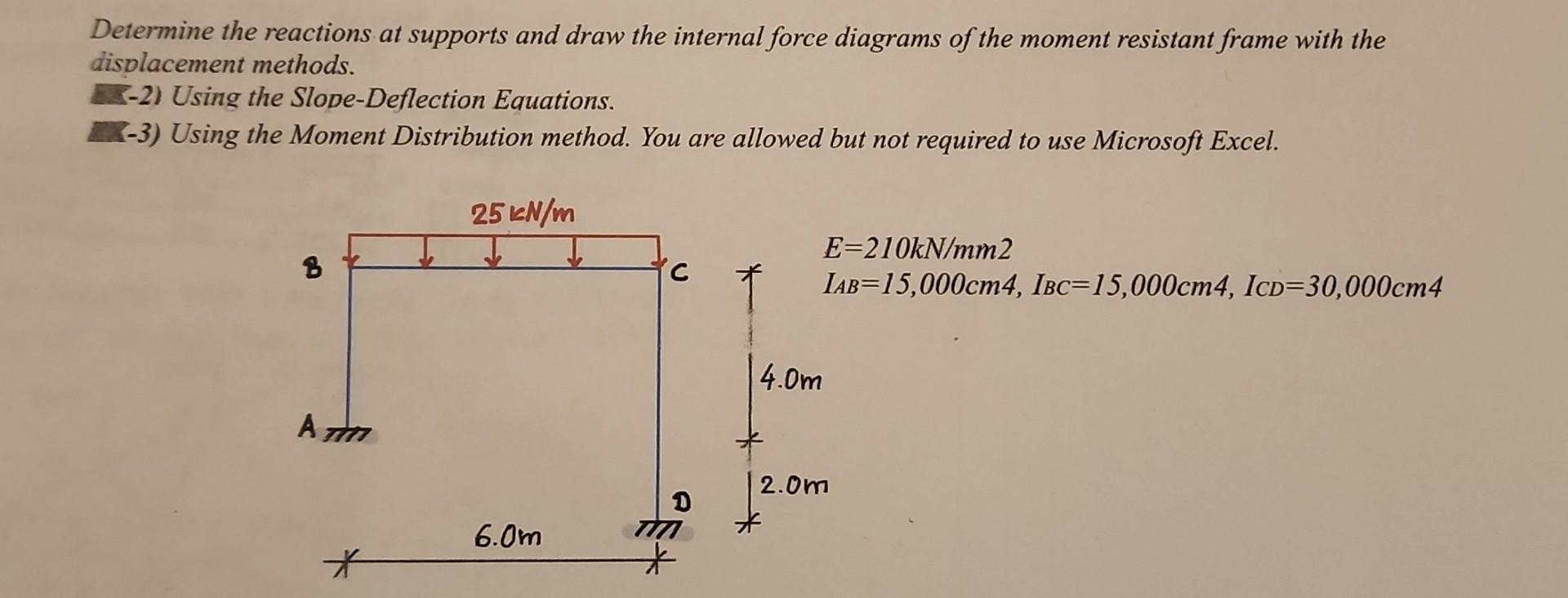 Solved Please help me with this Structural Analysis question | Chegg.com