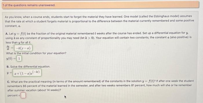 Solved As you know, when a course ends, students start to | Chegg.com