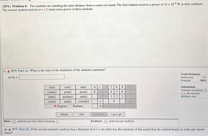 Solved (10\%) Problem 4: Two students are standing the same | Chegg.com Solved (10\%) Problem 4: Two students are standing the same | Chegg.com