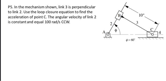 Solved Homework No. 1 Vector Loop Closure Equation Your | Chegg.com
