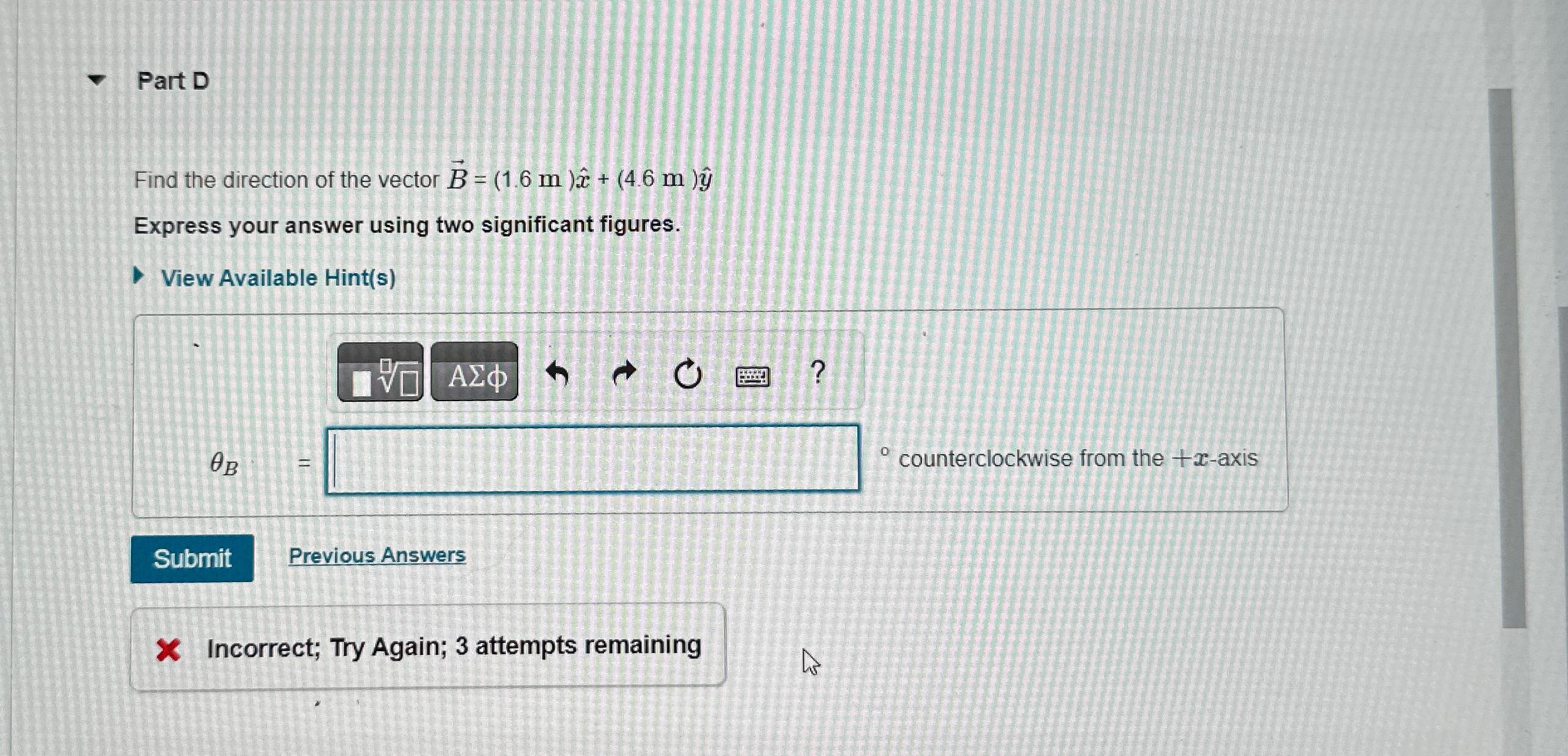 Solved Part D - ﻿please help | Chegg.com