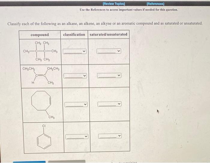 Solved [Review Toples) [References) Use the References to | Chegg.com