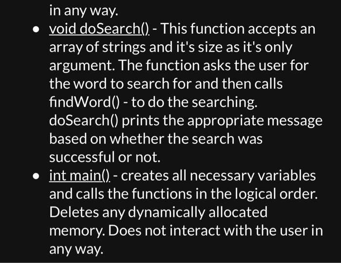 Solved - Return a pointer from an array. - Use dynamic | Chegg.com