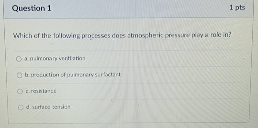 Solved Question 11 ﻿ptsWhich of the following processes does | Chegg.com