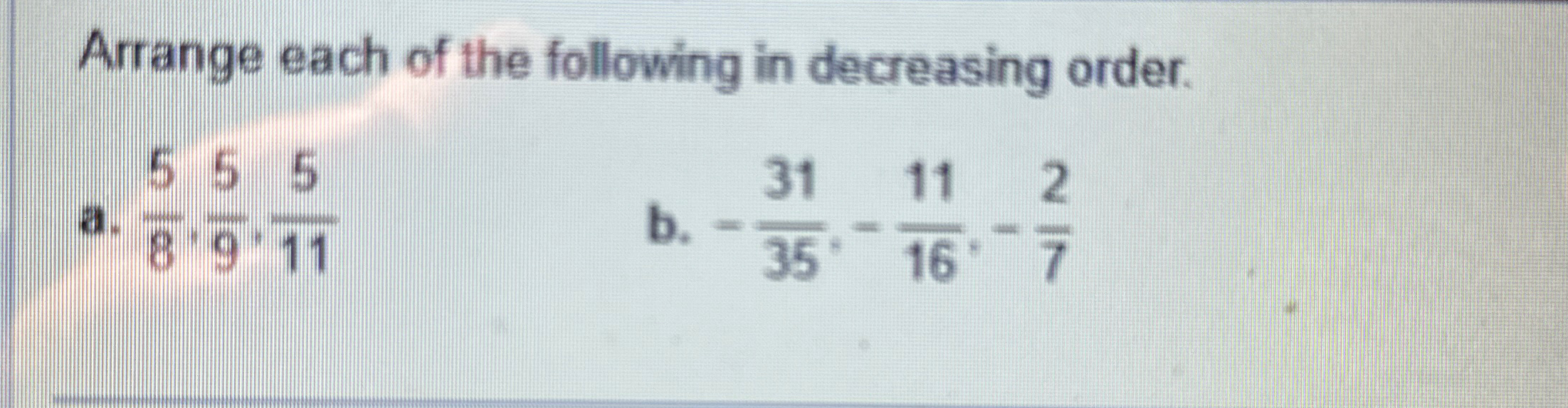 Solved Arrange each of the following in decreasing | Chegg.com
