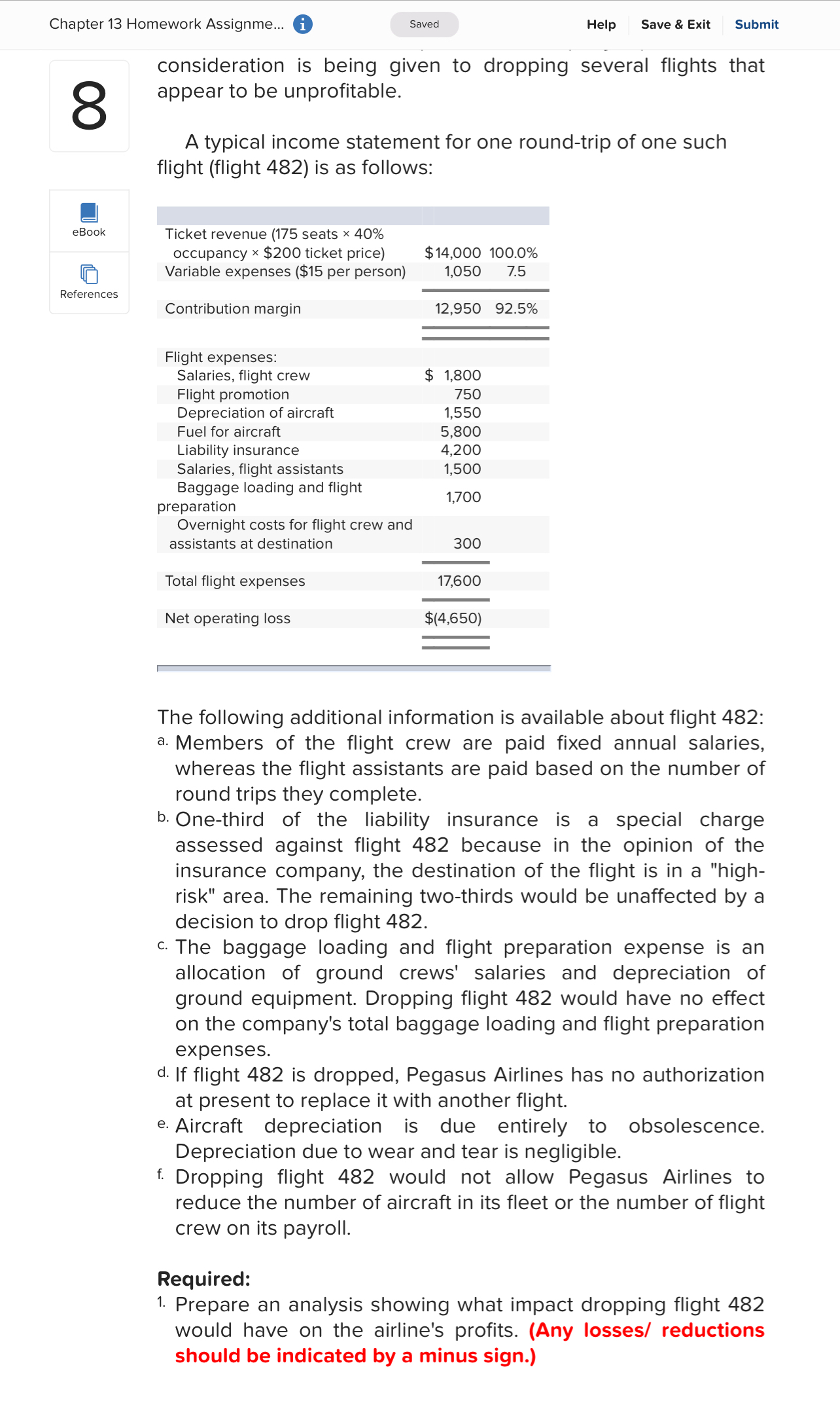 Solved Chapter 13 ﻿homework Assignmeisavedhelpsave And 
