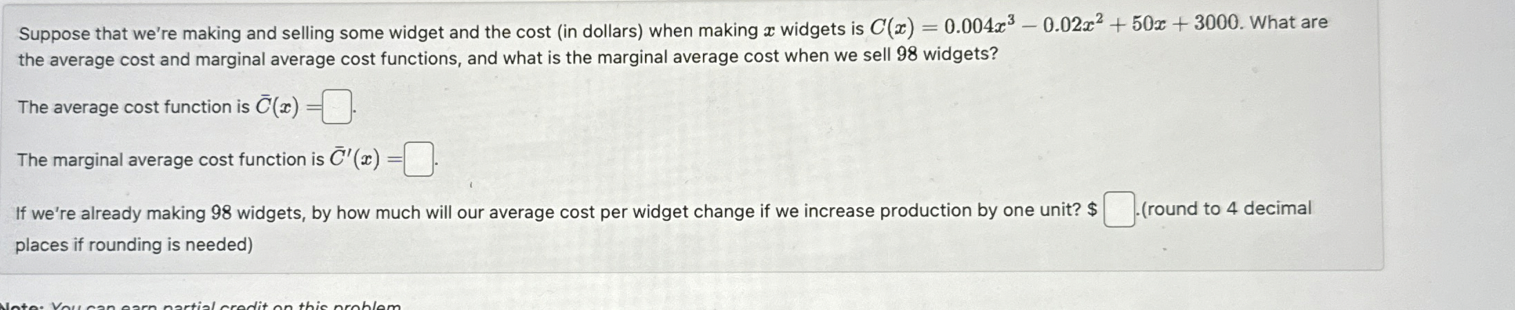 Solved Suppose that we're making and selling some widget and | Chegg.com