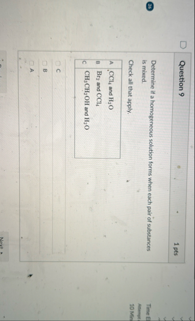 Solved Question 91 ﻿pts26Determine if a homogeneous solution | Chegg.com