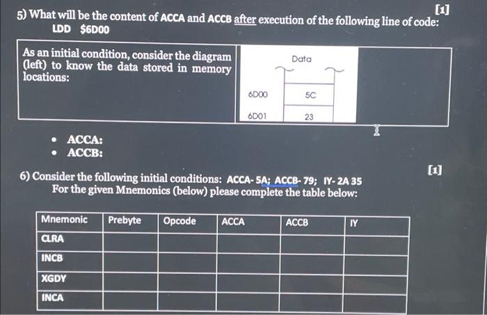 Solved 68HC11 instruction set based question. please help | Chegg.com