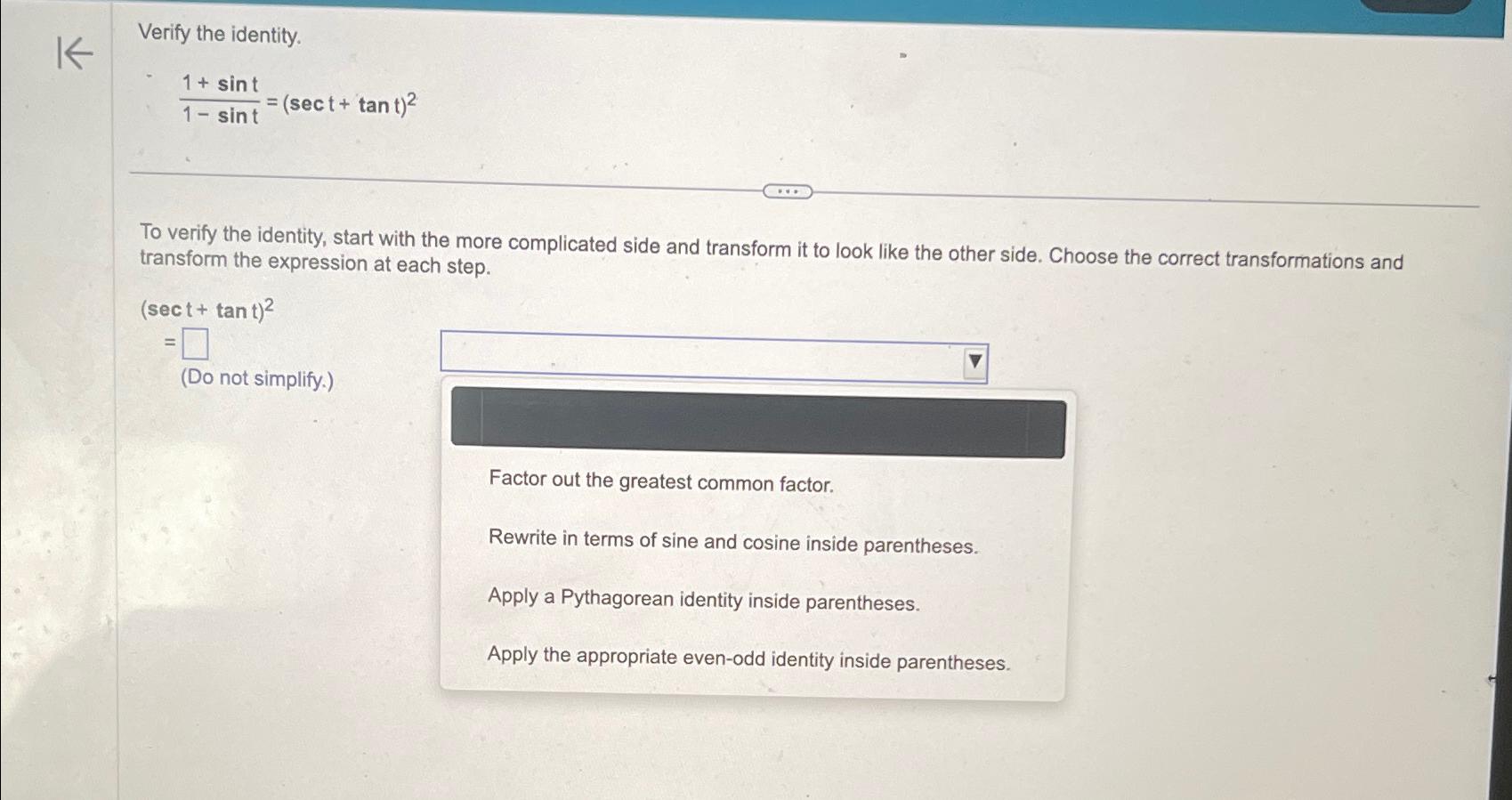 Solved Verify the | Chegg.com