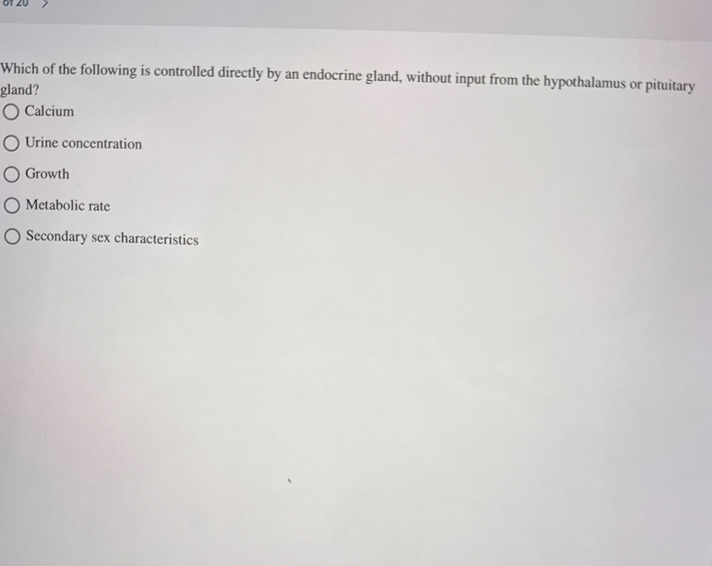 Solved Which of the following is controlled directly by an | Chegg.com