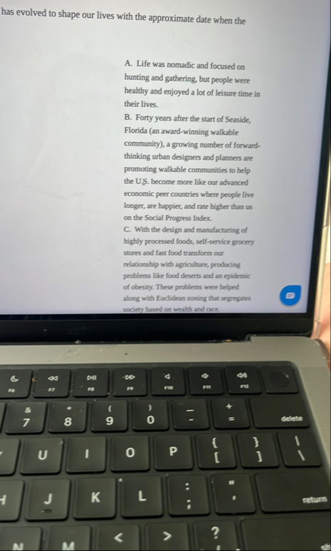 Solved has evolved to shape our lives with the approximate | Chegg.com