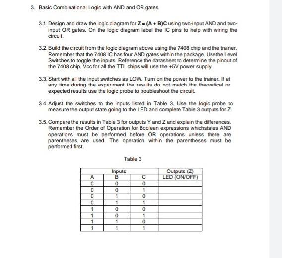 Solved W=ABC Only include the logic inputs and outputs in | Chegg.com