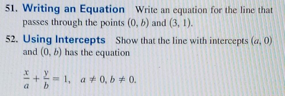 Solved 51. Writing an Equation Write an equation for the | Chegg.com