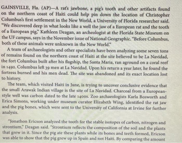 of these elements in various Spanish soils with the | Chegg.com