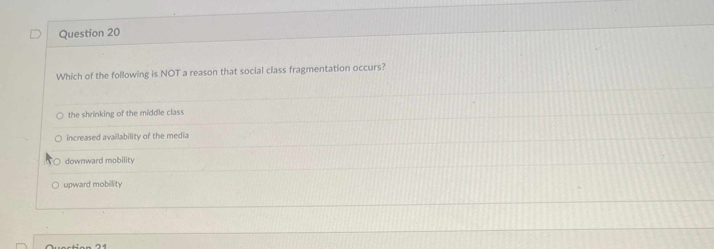 Solved Question 20Which of the following is NOT a reason | Chegg.com