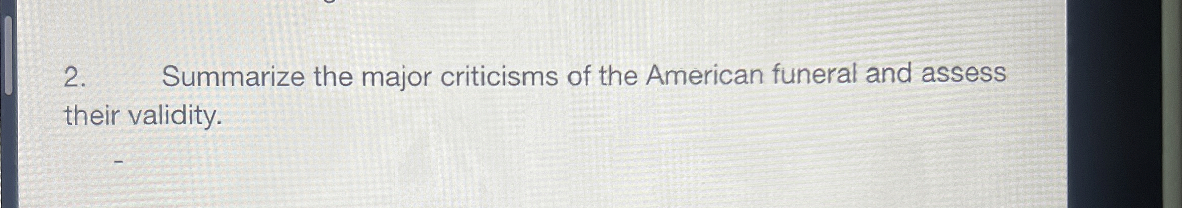 High Quality SOLUTION Summarize the major criticisms of the American | Chegg.com