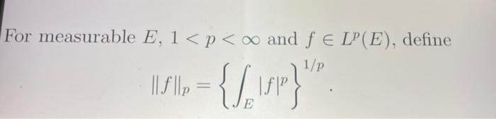 Solved For measurable E,1 | Chegg.com