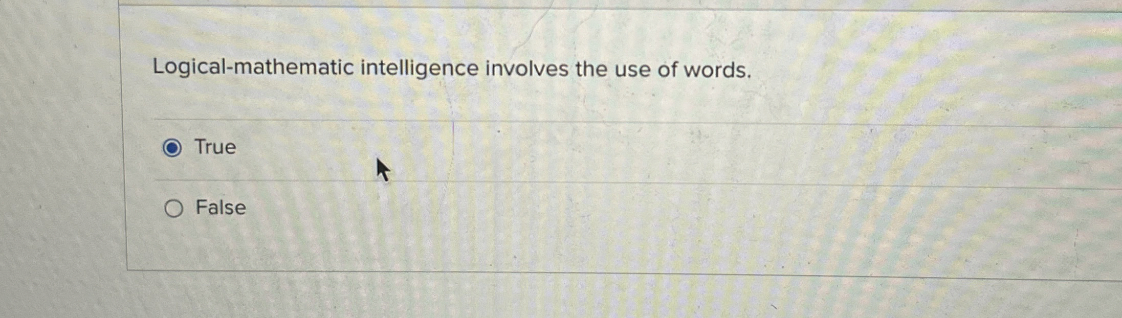 Solved Logical-mathematic intelligence involves the use of | Chegg.com