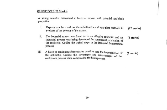 Solved QUESTION 2 (25 Marks) A young scientist discovered a | Chegg.com