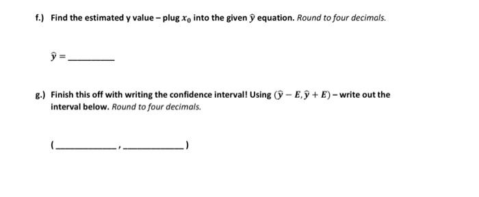 Solved \#1) Construct a 95% prediction interval for the data | Chegg.com