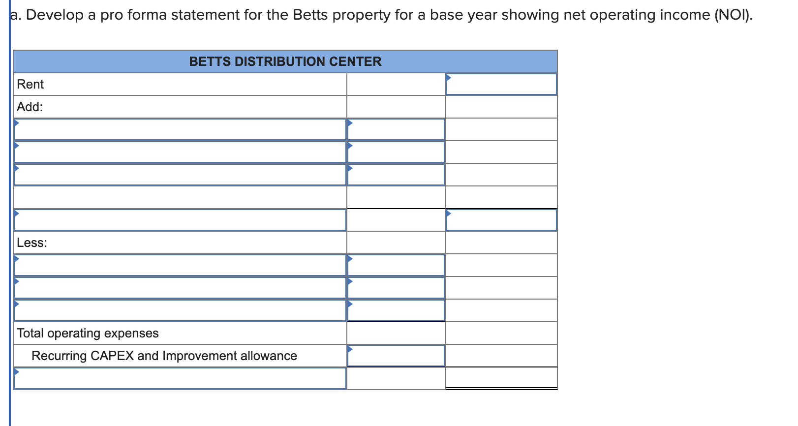 Solved You have been asked to develop a pro forma statement | Chegg.com