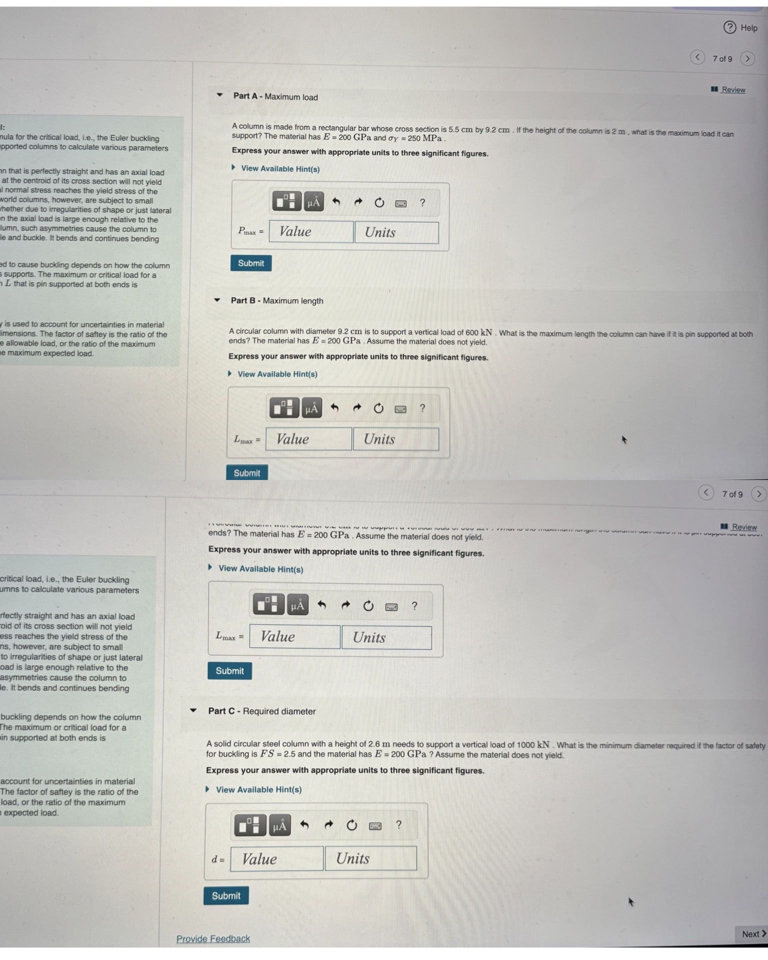 Solved Need answers for abc box answers please | Chegg.com