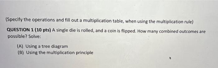 Solved (Specify the operations and fill out a multiplication | Chegg.com