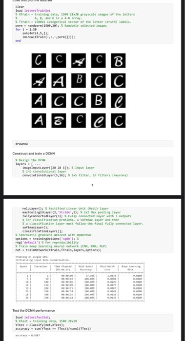 Solved Consider the alphabet image recognition example, | Chegg.com