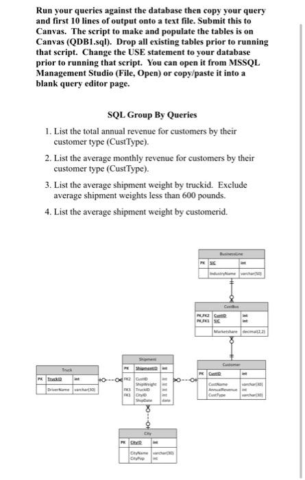 Run Your Queries Against The Database Then Copy Your 