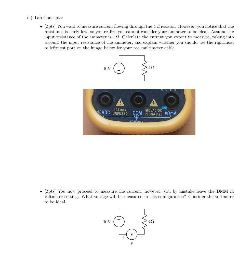 Solved (a) [2 pts] Sketch the IV curve of the circuit shown | Chegg.com