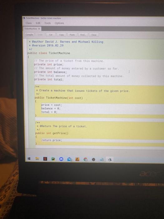 Solved I need to create a java code in (Bluej- chapter 4 | Chegg.com