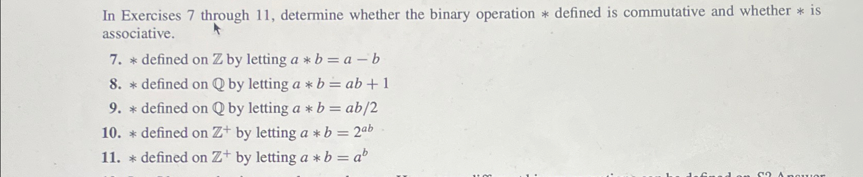 Solved In Exercises 7 ﻿through 11 ﻿determine Whether The