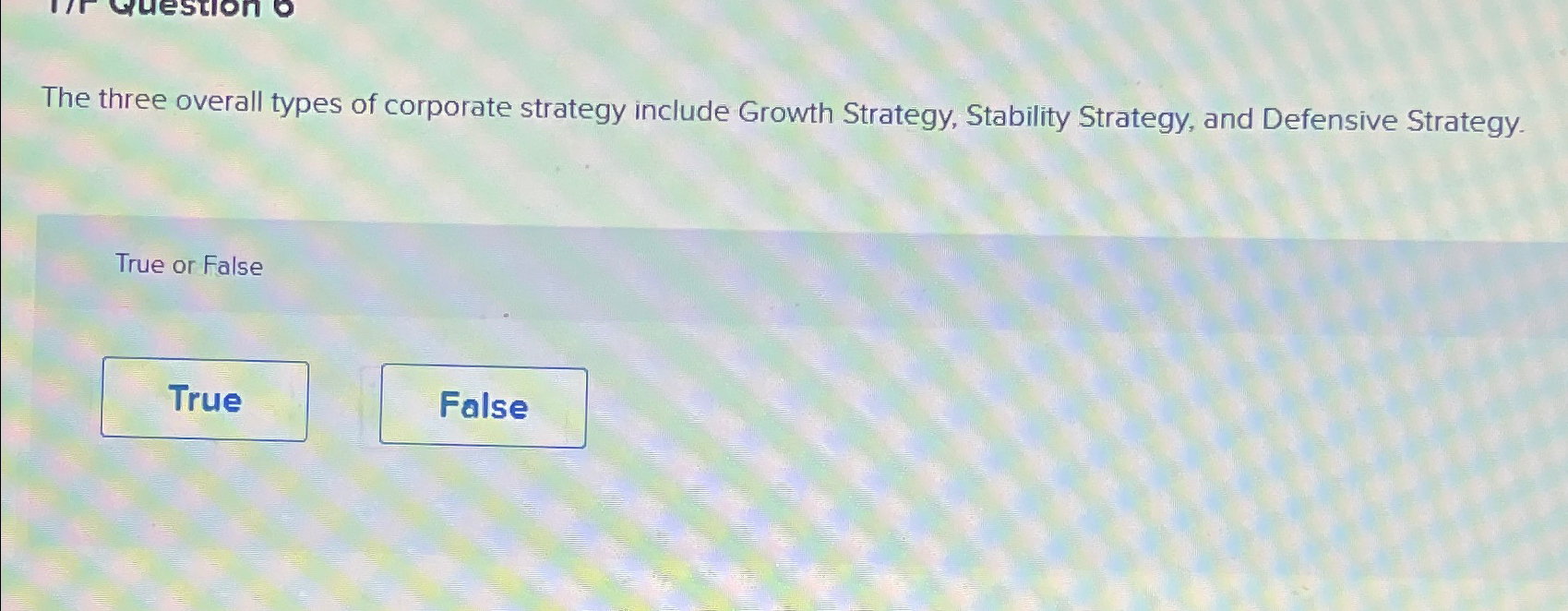 Solved The three overall types of corporate strategy include | Chegg.com