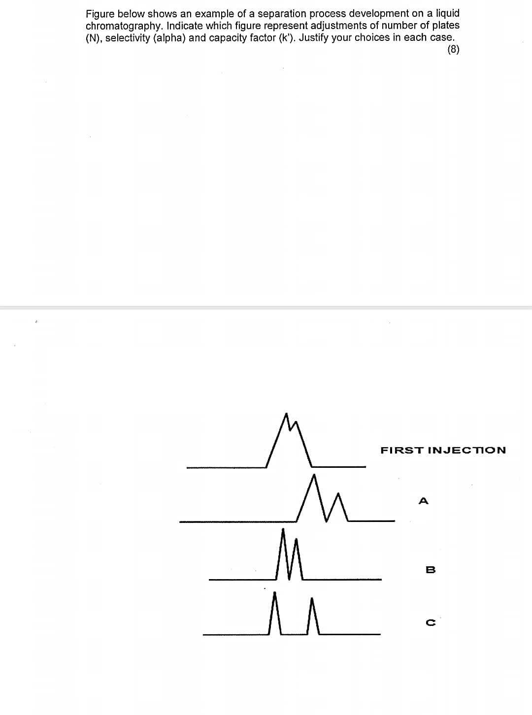 Solved Figure below shows an example of a separation process | Chegg.com