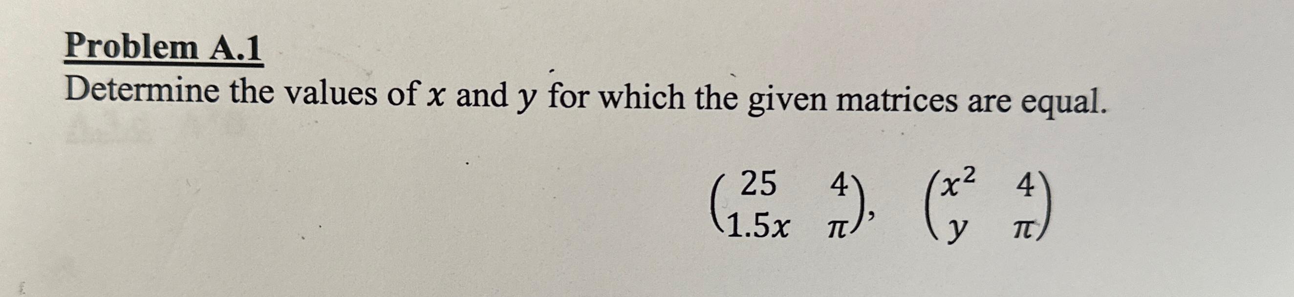 Solved Problem A 1determine The Values Of X ﻿and Y ﻿for 4490