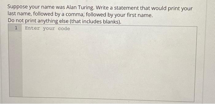 Solved Write a statement that prints Hello World to the | Chegg.com