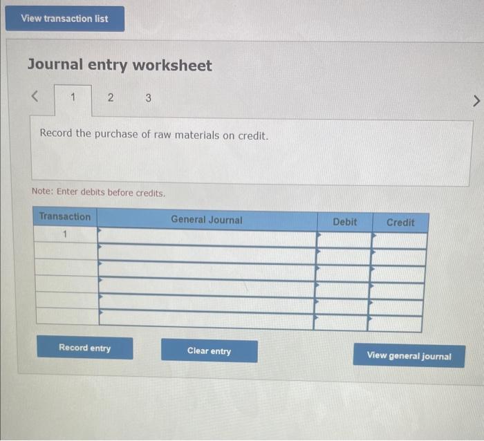 Solved The Raw Materials Inventory T-account for a | Chegg.com