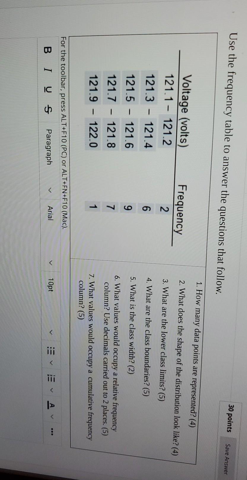 Solved Use the frequency table to answer the questions that | Chegg.com