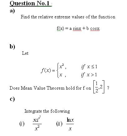 Solved Find the relative extreme values of the function | Chegg.com