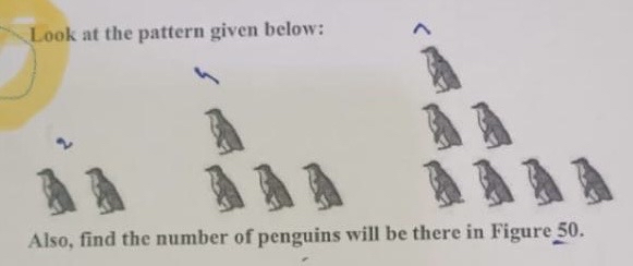 Solved Look at the pattern given below:Also, find the number | Chegg.com